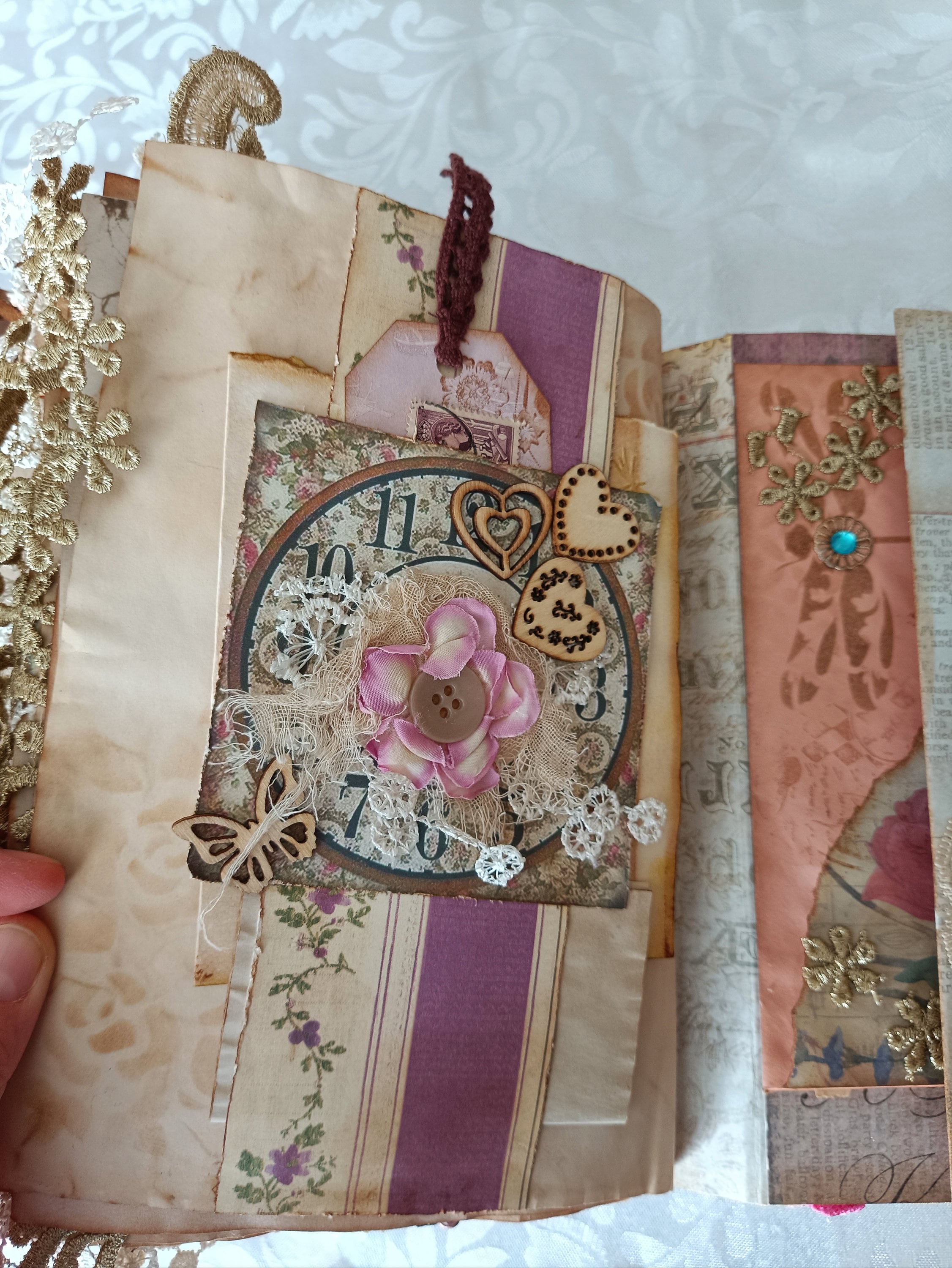 Vintage Old Looking Very Chunky Junk Journal "forgotten Memories" - Etsy