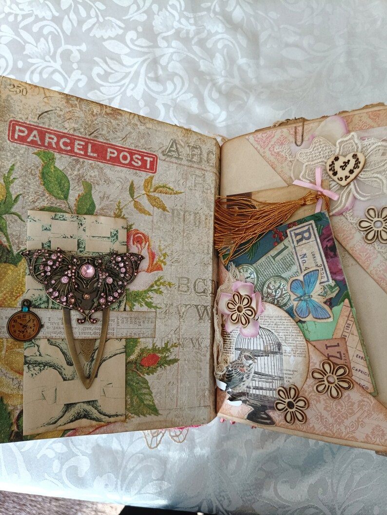 Vintage Old Looking Very Chunky Junk Journal "forgotten Memories" - Etsy