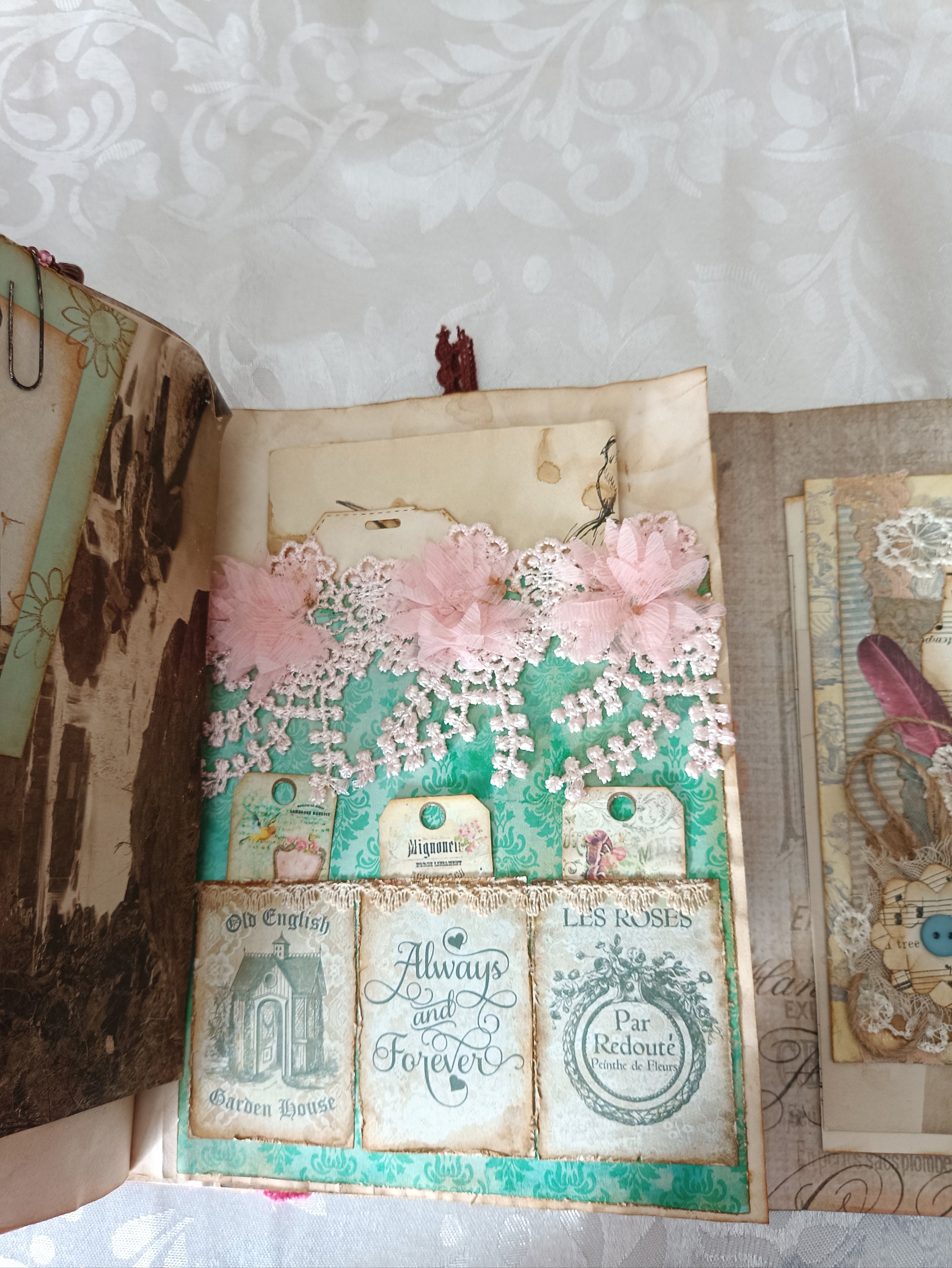 Vintage Old Looking Very Chunky Junk Journal "forgotten Memories" - Etsy