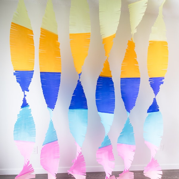Crepe Paper Fringe - Etsy