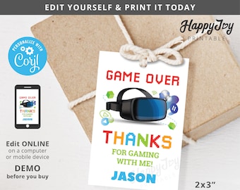 Virtual Reality Thank You Card - Etsy