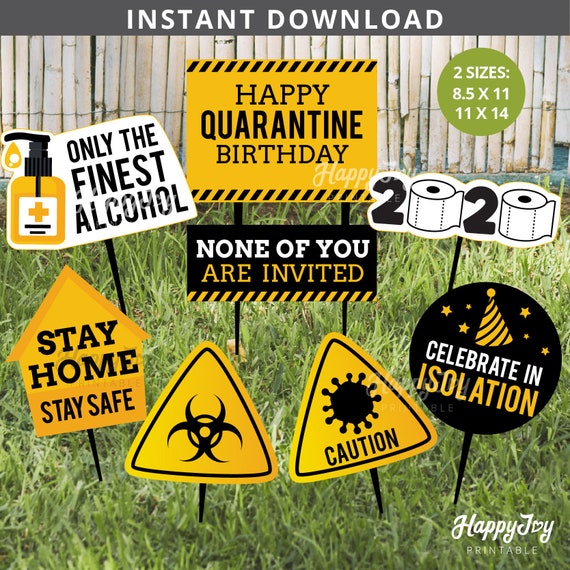 Printable Isolation Signs