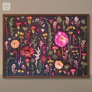 Pretty Floral Boho Wall Decor for Nature Lovers Gift for Gardener Pink ...