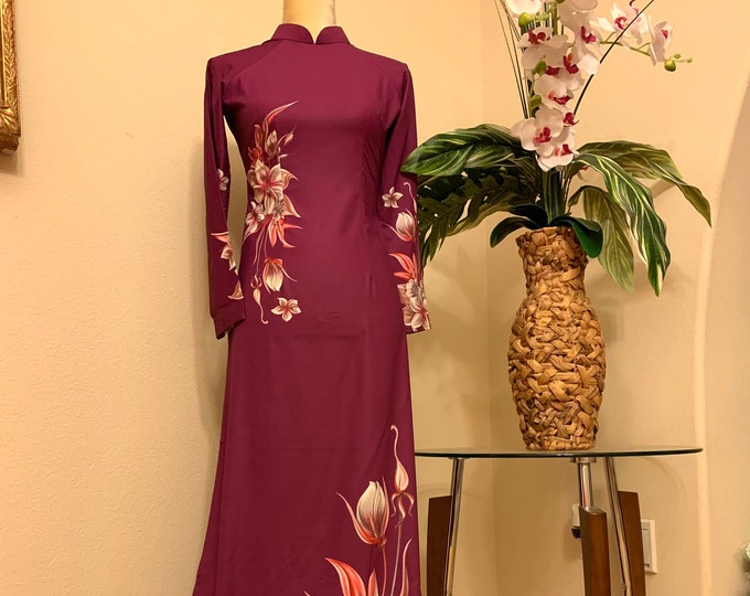 Gam Xuan Hy Ao Dai for Women: Vietnamese Long Dress (no Pants) - Etsy ...