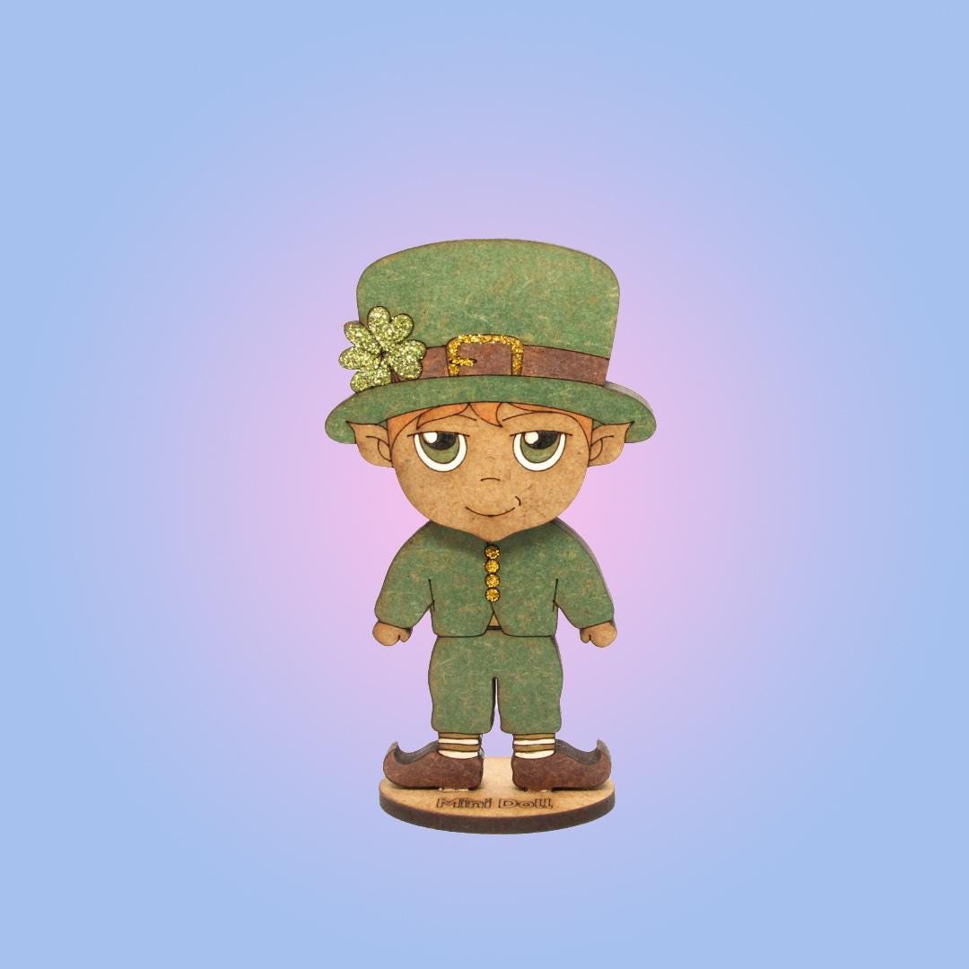 St Patrick Mini Doll - Etsy