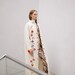 White Wool Coat With Floral Embroidery and Natural Silk Lining - Etsy
