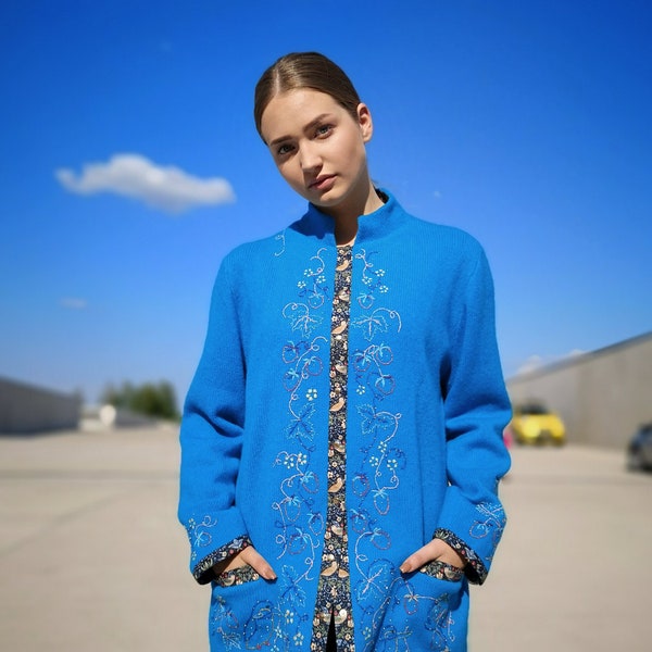 Hand Knit Jacket - Etsy