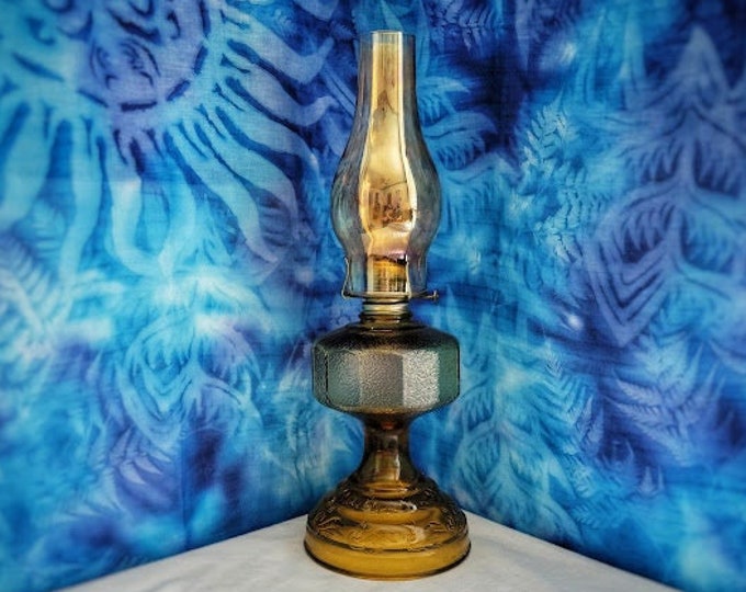 Vintage Amber Large Oil Lamp. Conjure. Hoodoo. Folk Magic. Voodoo ...