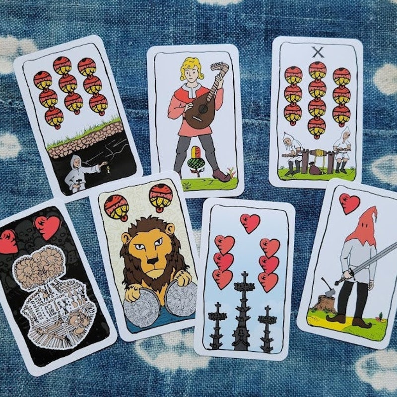 Cartomancy Deck - Etsy