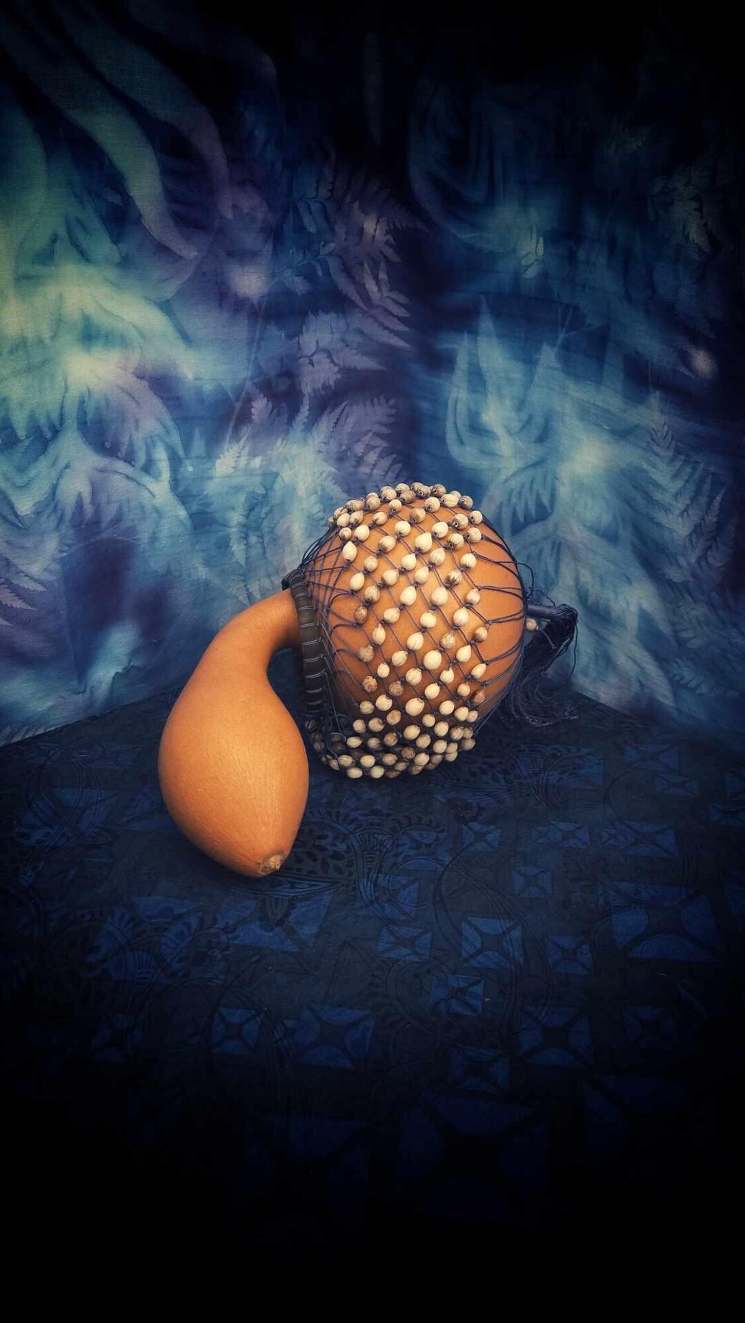 Shekere. Ghana Gourd Shaker. African Instrument. Vodoun. Vodou. Voodoo ...