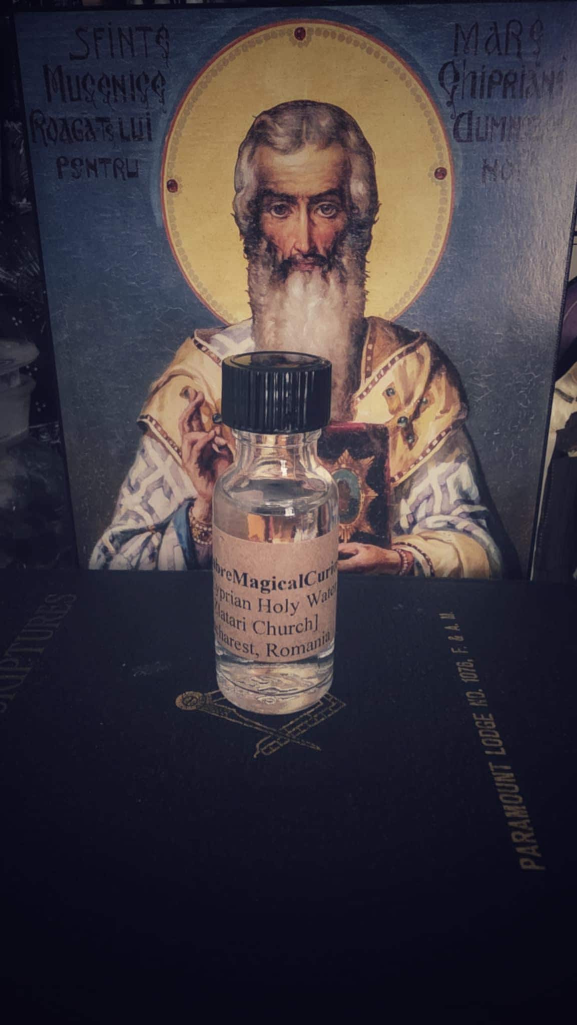 Holy Water From St Cyprian's Church, Romania. Zlatari Church. Sorcerer ...