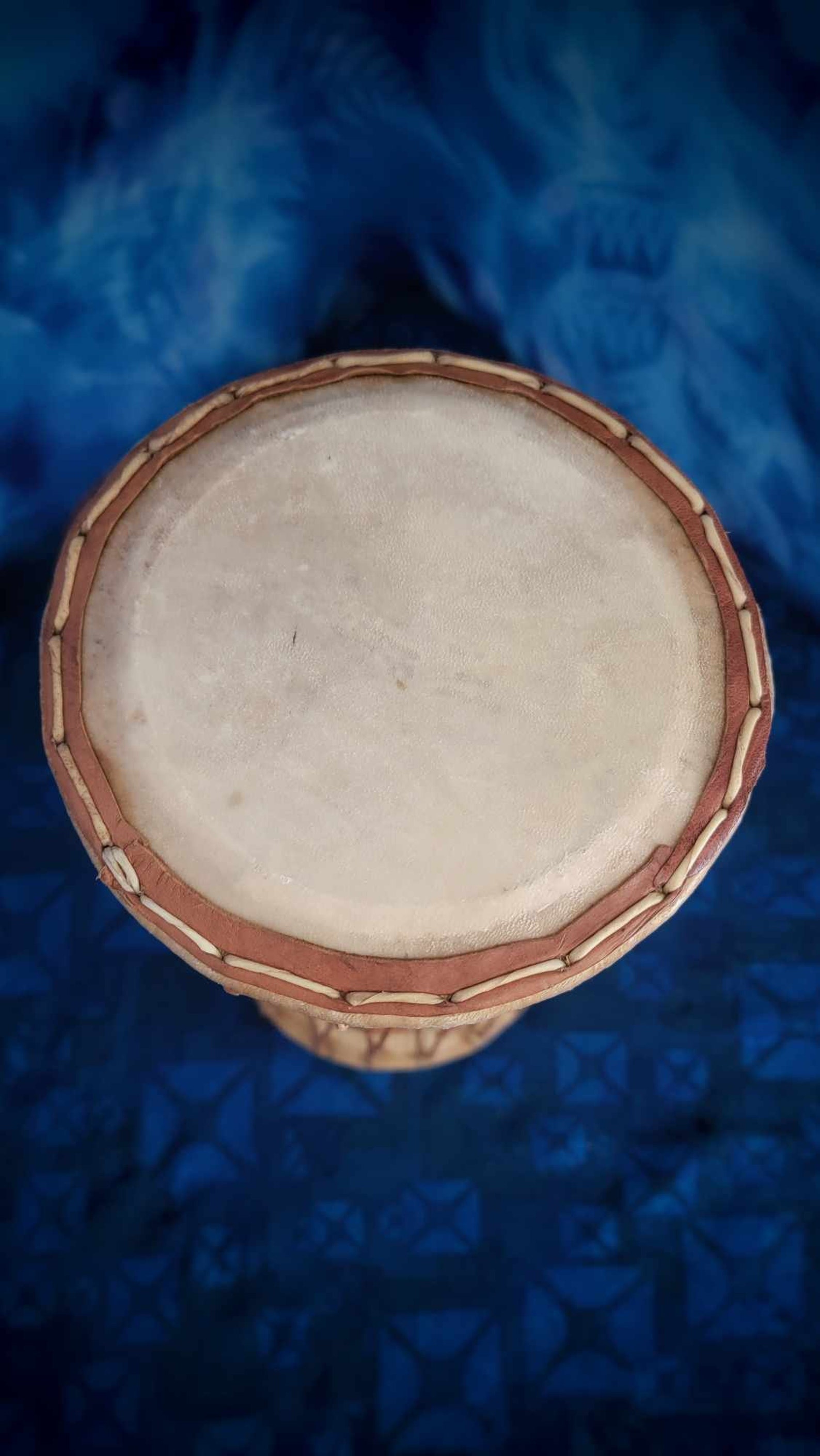 African Talking Drum. Kente Cloth Drum. Vintage Drum. African Art ...