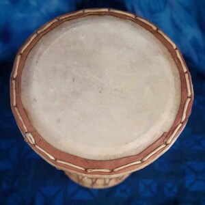 African Talking Drum. Kente Cloth Drum. Vintage Drum. African Art ...