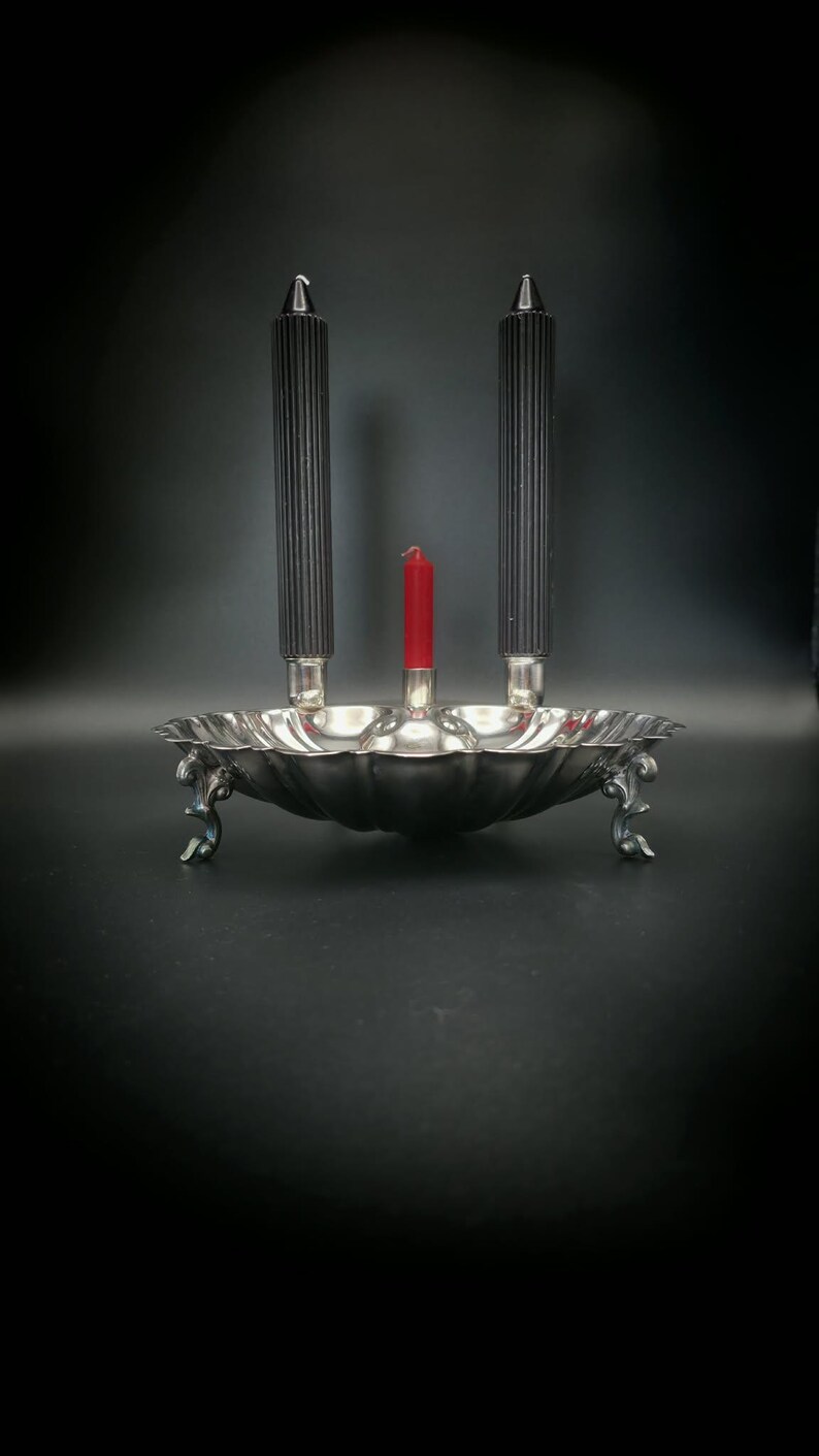 Vintage Silver Plate Shell Dish. Scrying - Etsy