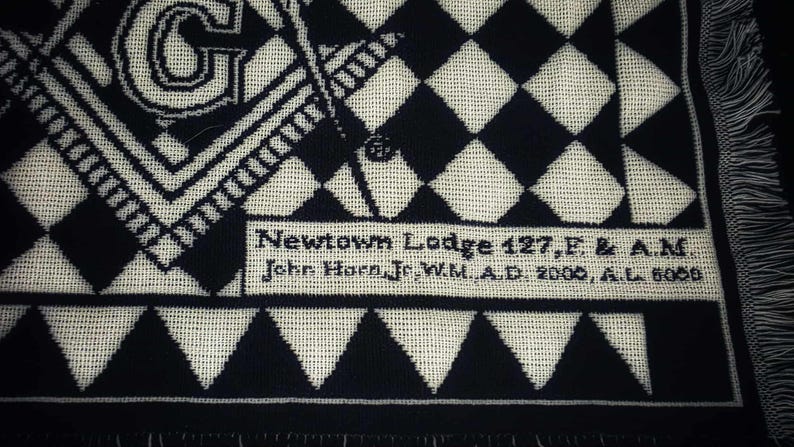 Vintage Masonic Altar Cloth Mat. Mason. Vodou. Voodoo. Conjure. Hoodoo ...