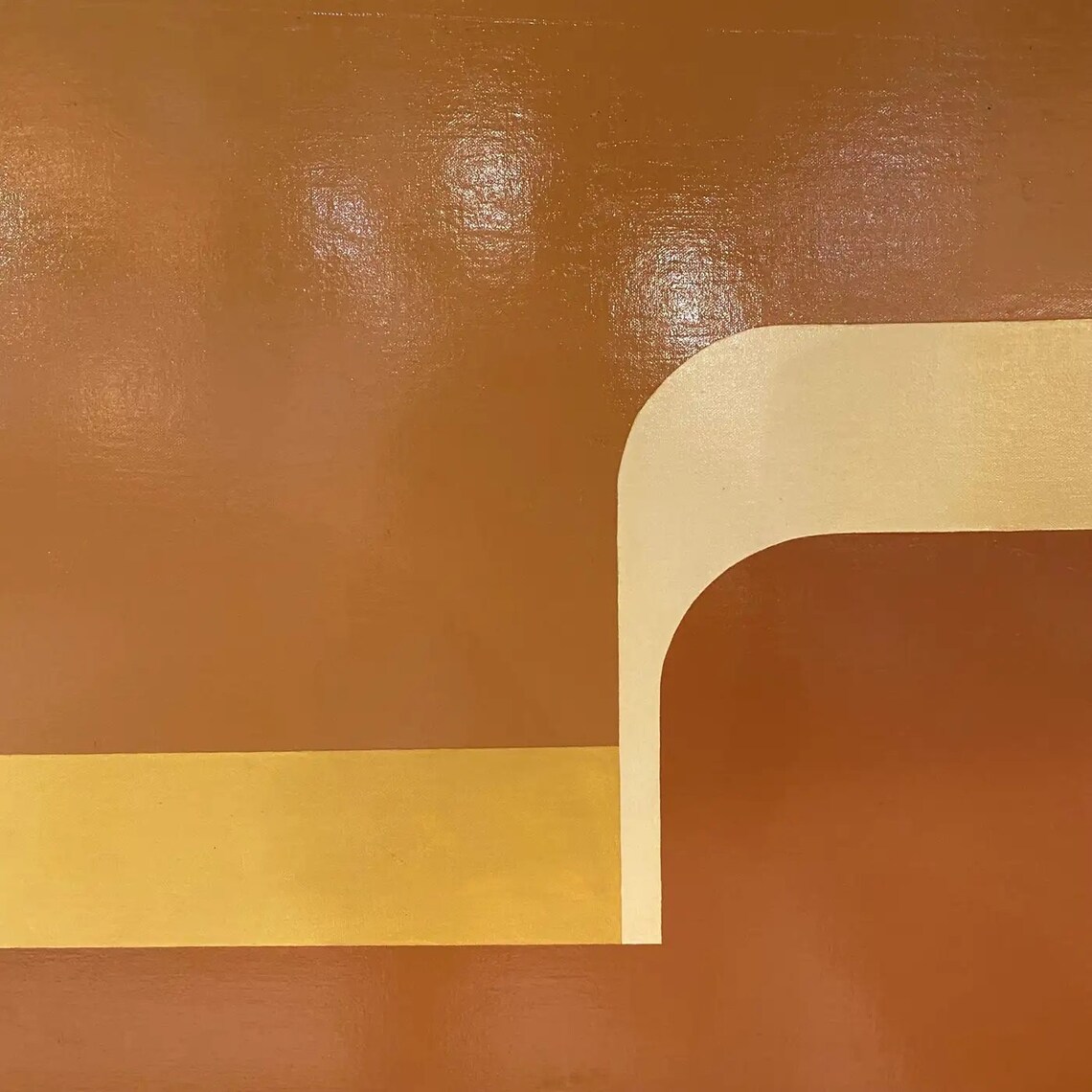 Lyle Braden Abstract Painting, 1983 - Etsy