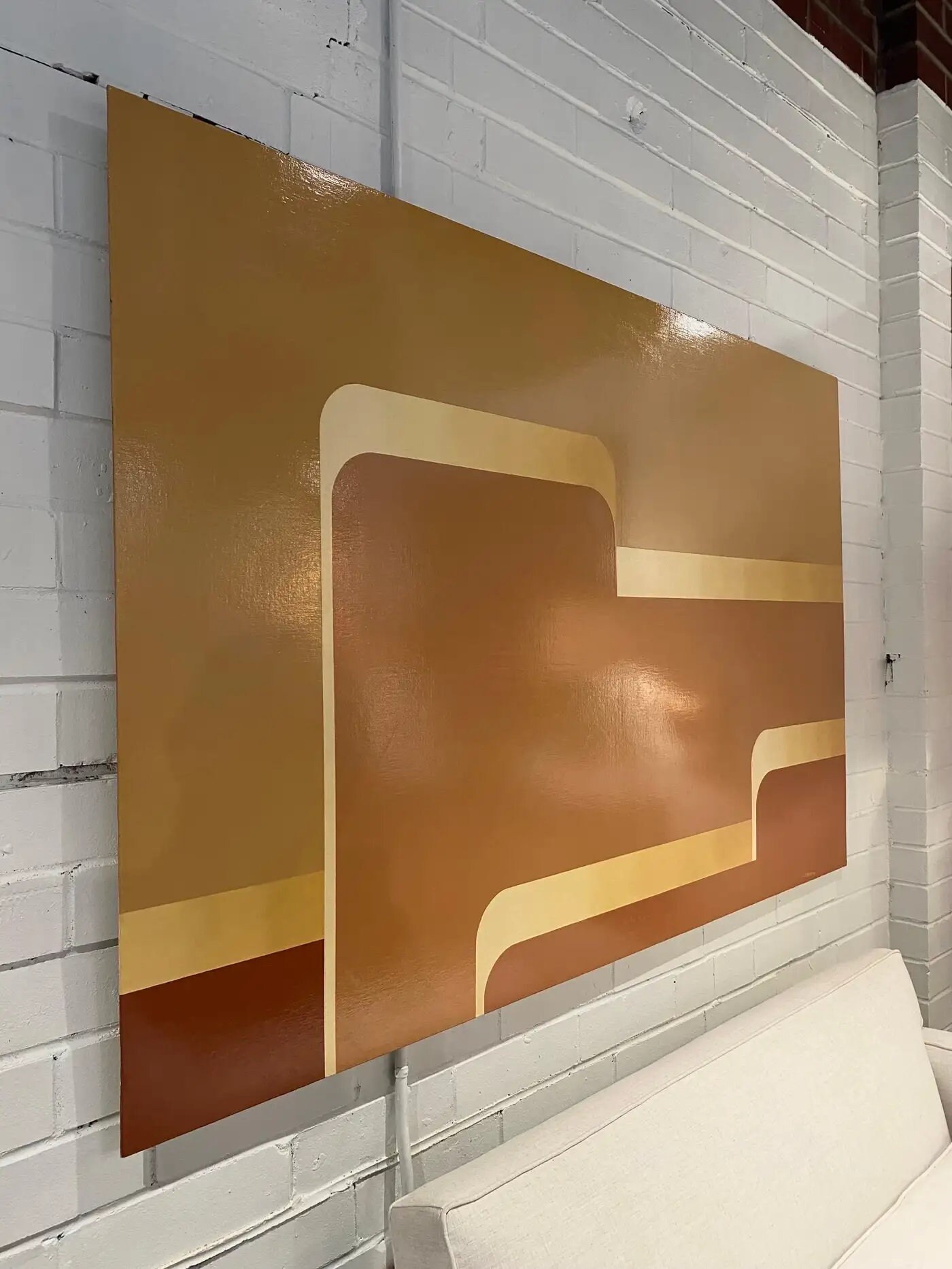 Lyle Braden Abstract Painting, 1983 - Etsy