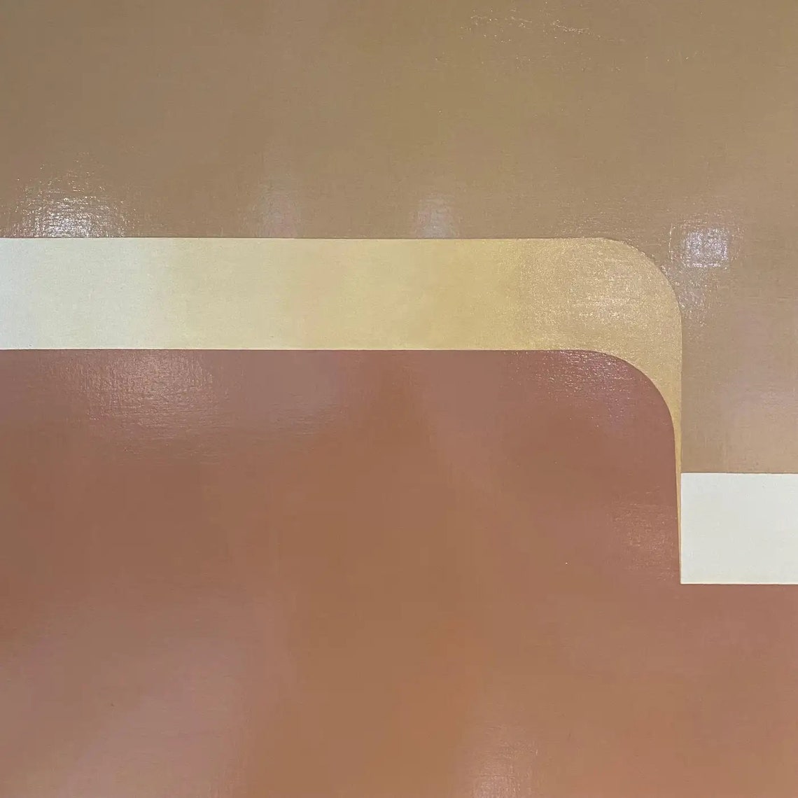 Lyle Braden Abstract Painting, 1983 - Etsy