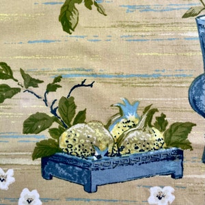 RARE, Vintage Greeff Design cape Jasmine Fabric From 1960/70s Flower ...