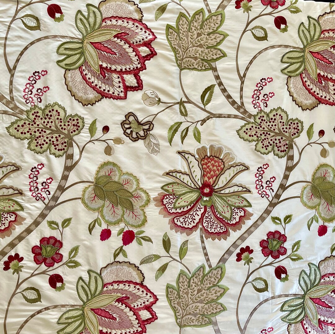 Colefax & Fowler's Baptista Silk Home Decor Fabric Luxurious, Luminous ...