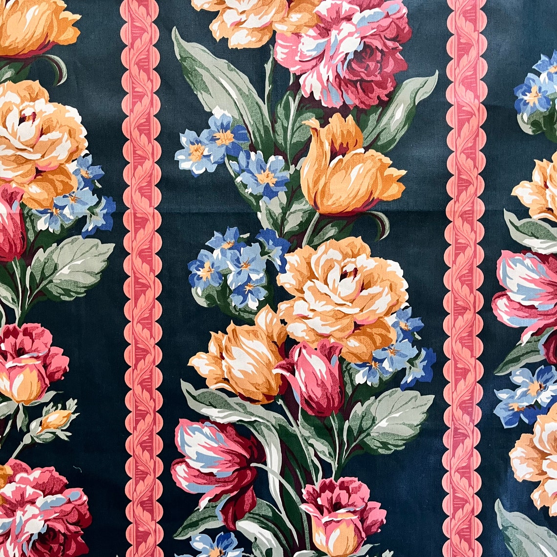 Vintage princess Grace Home Decor Fabric From H. - Etsy