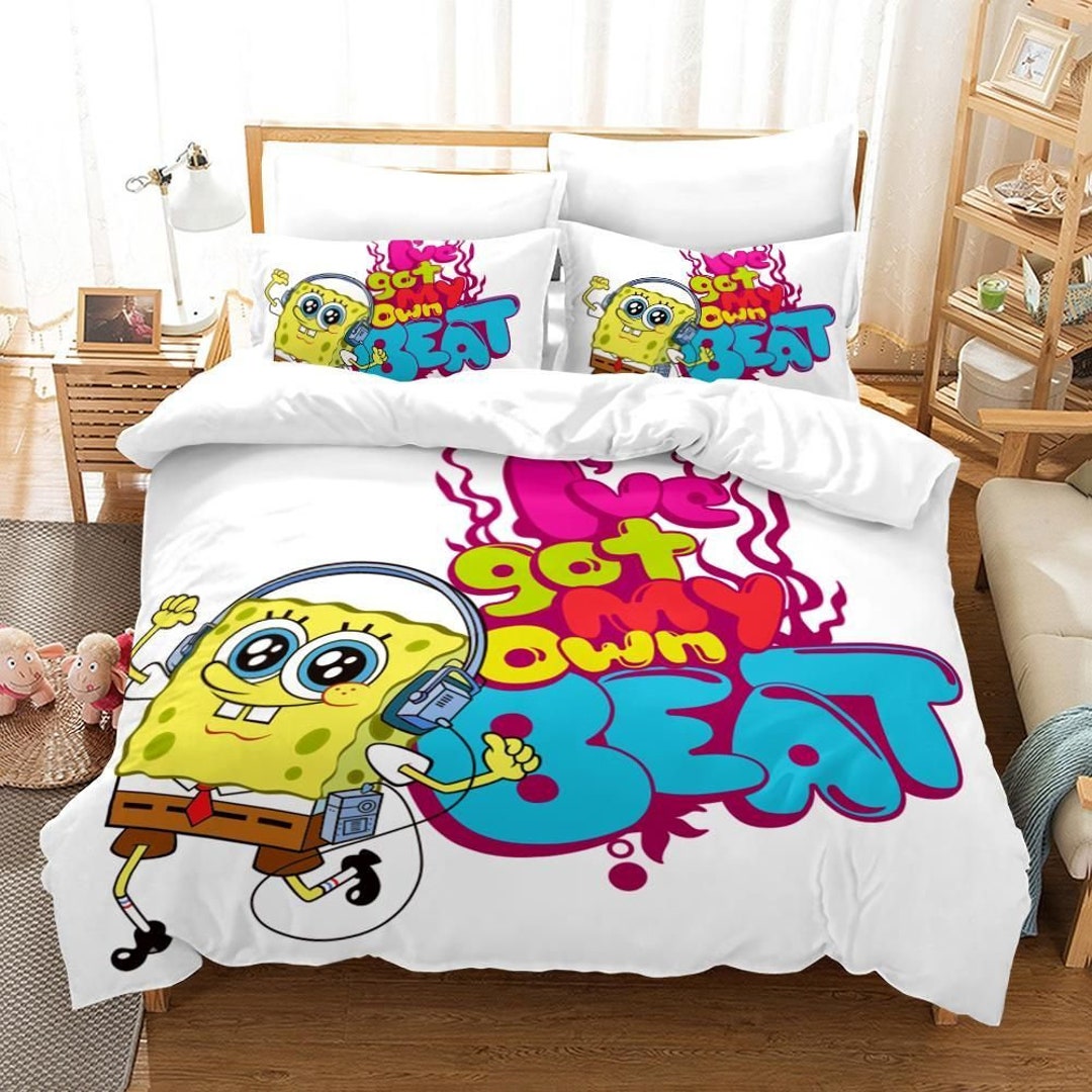 Spongebob Squarepants Duvet Cover Bedding Set BS1109 - Etsy