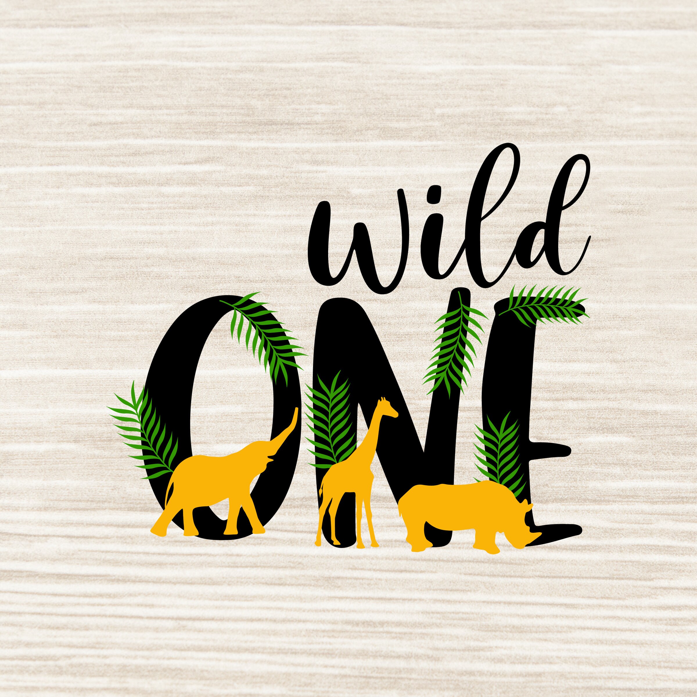 Wild One SVG 1st Birthday SVG Safari Wild One SVG First | Etsy