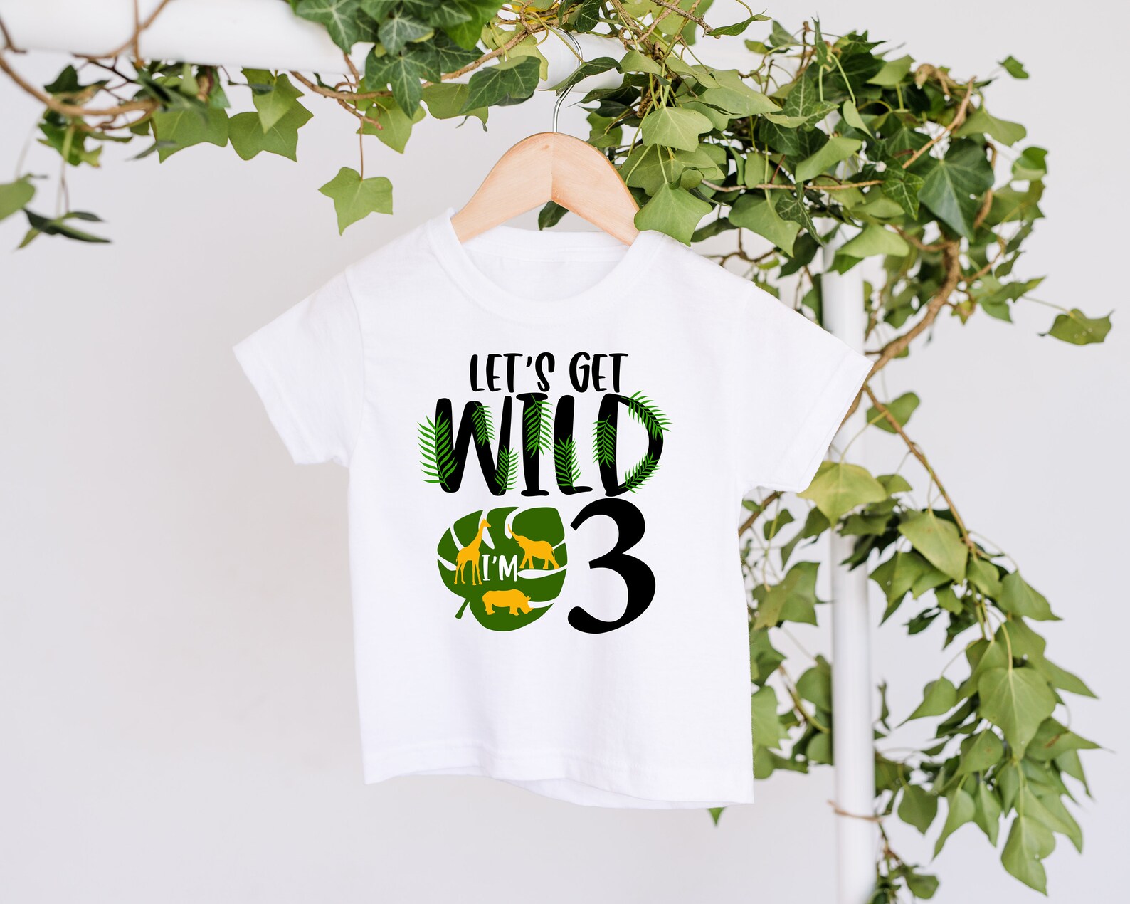 Wild and Three Svg Three and Wild Svg Lets Get Wild Svg - Etsy