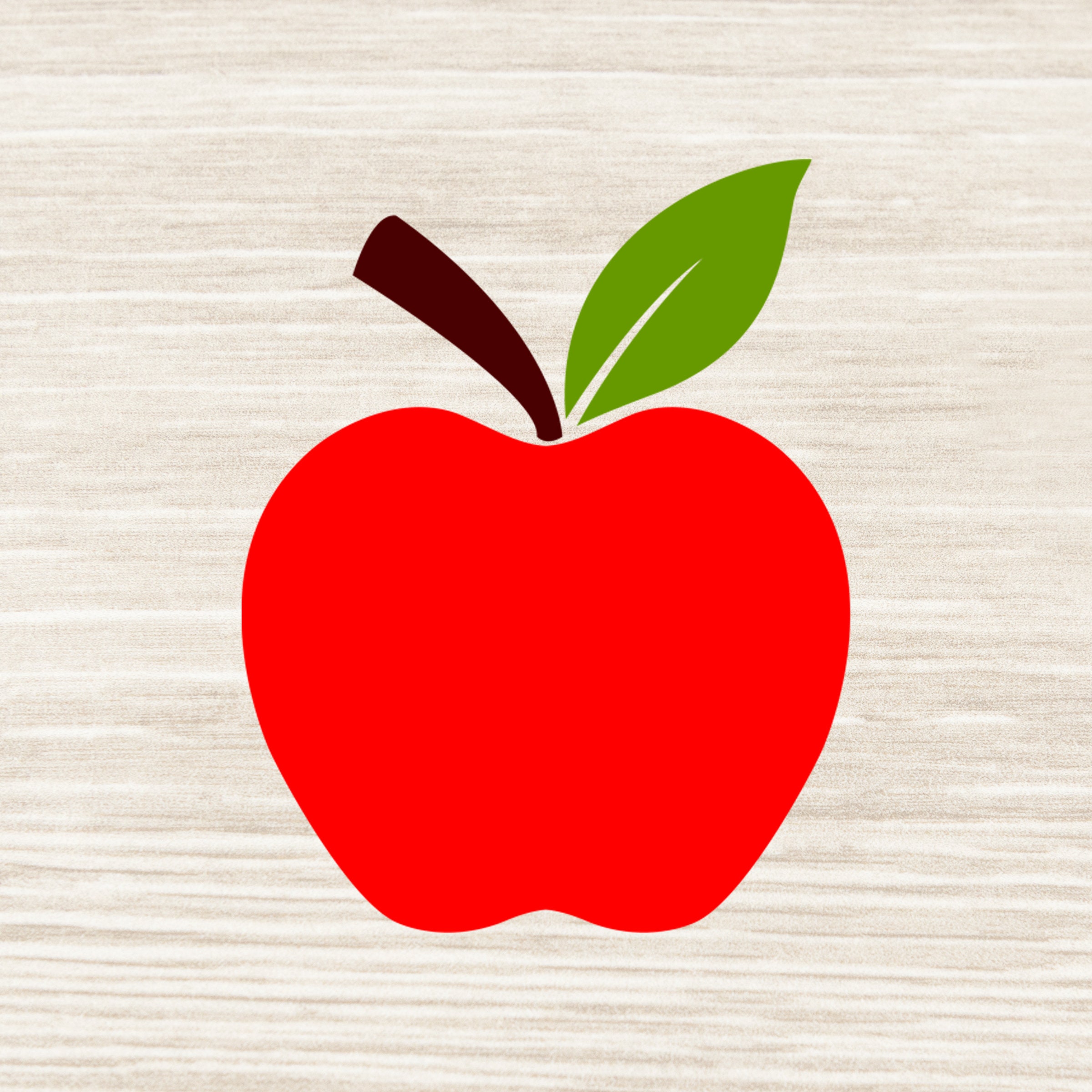 Apple Svg Apple Clipart Teacher Svg School Svg Silhouette - Etsy Canada