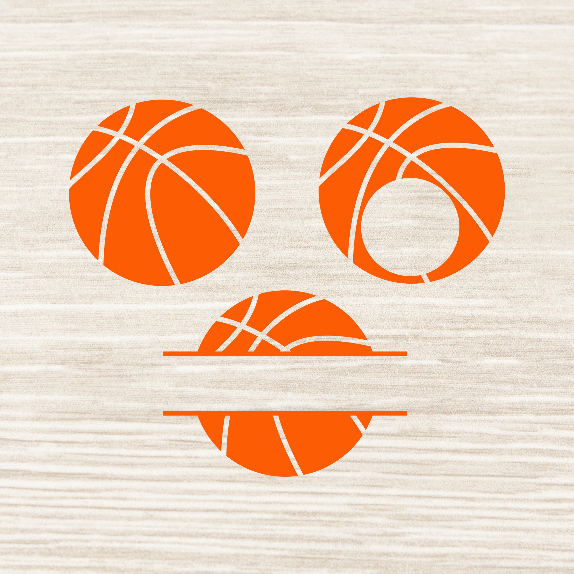 Baloncesto SVG Baloncesto Monograma Svg Nombre baloncesto | Etsy España