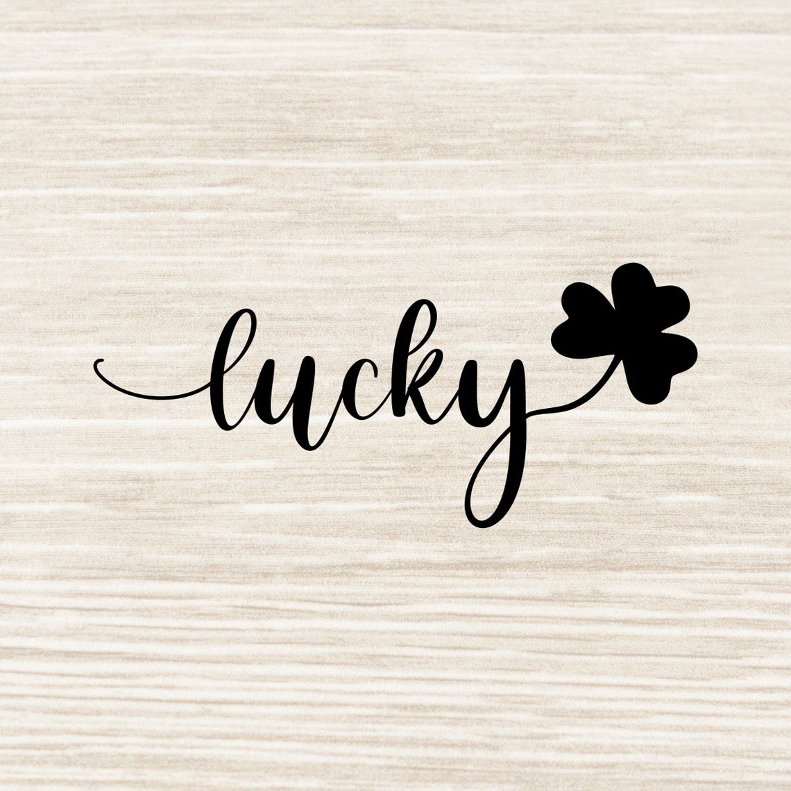 Lucky Svg Clover Svg St. Patrick's Day Svg Happy St. | Etsy