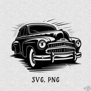 Retro Car SVG, Car Svg, Png, Car Svg Files for Cricut, Car Clipart, Car ...