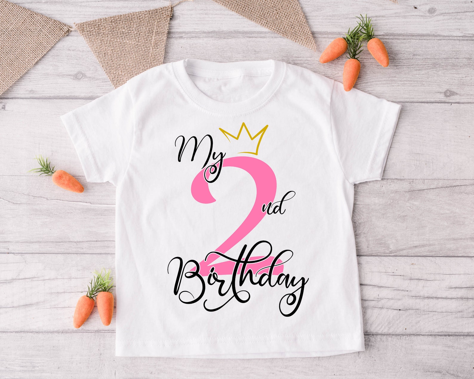 Two Birthday Svg Second Birthday SVG 2nd Birthday Svg - Etsy