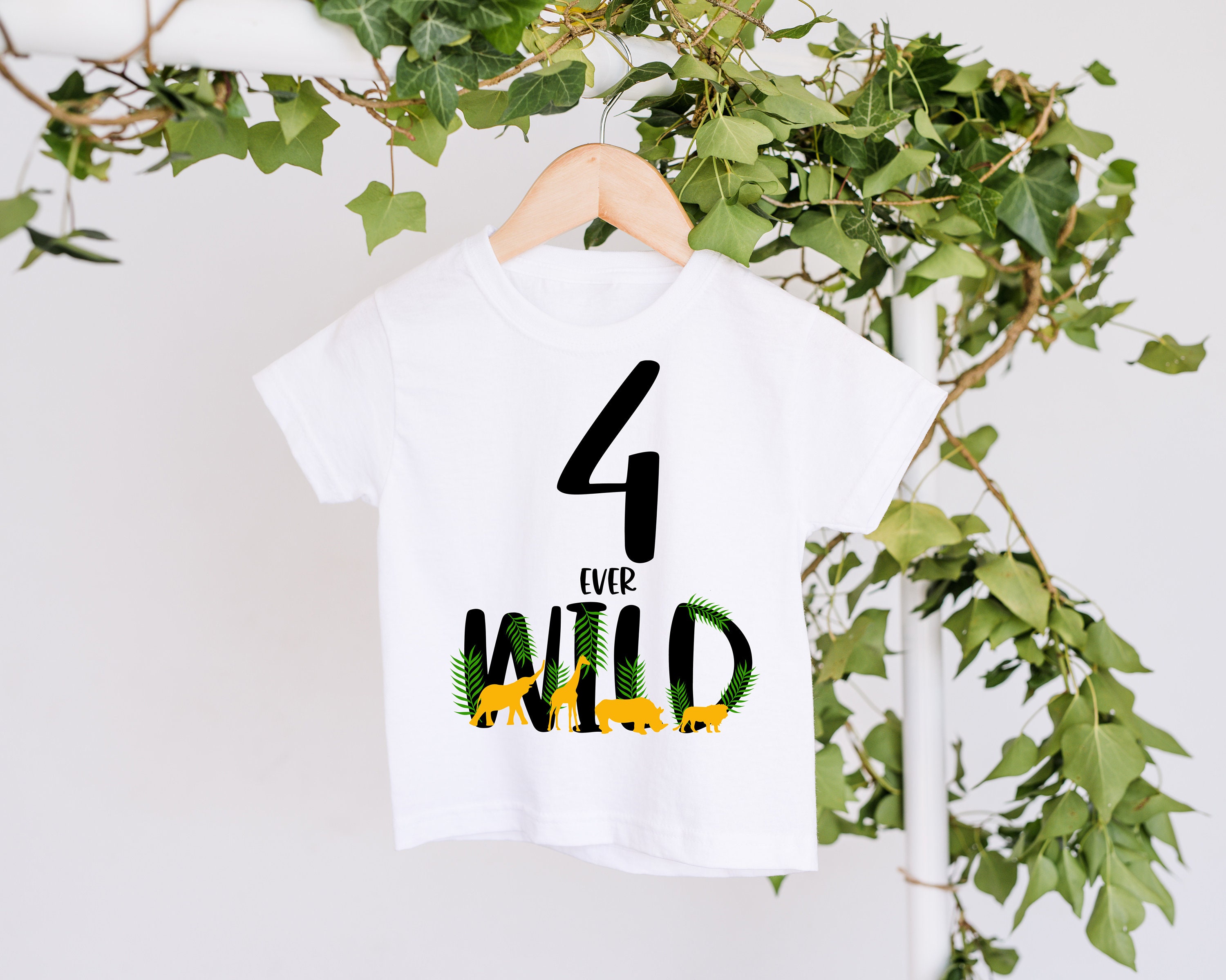 Four Ever Wild SVG Four Birthday SVG Safari Wild Four SVG - Etsy Canada