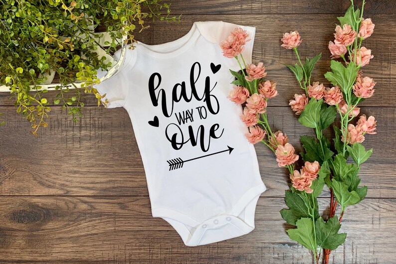 Half Way to One Svg Half SVG Half Birthday Svg It's My - Etsy