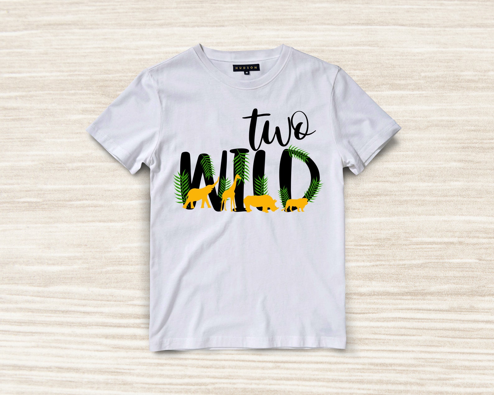Two Wild SVG 2 Birthday SVG Safari Two Wild Animal SVG - Etsy