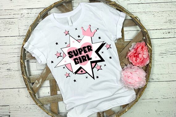Super Girl Svg Princess SVG Birthday Princess SVG Baby Girl | Etsy