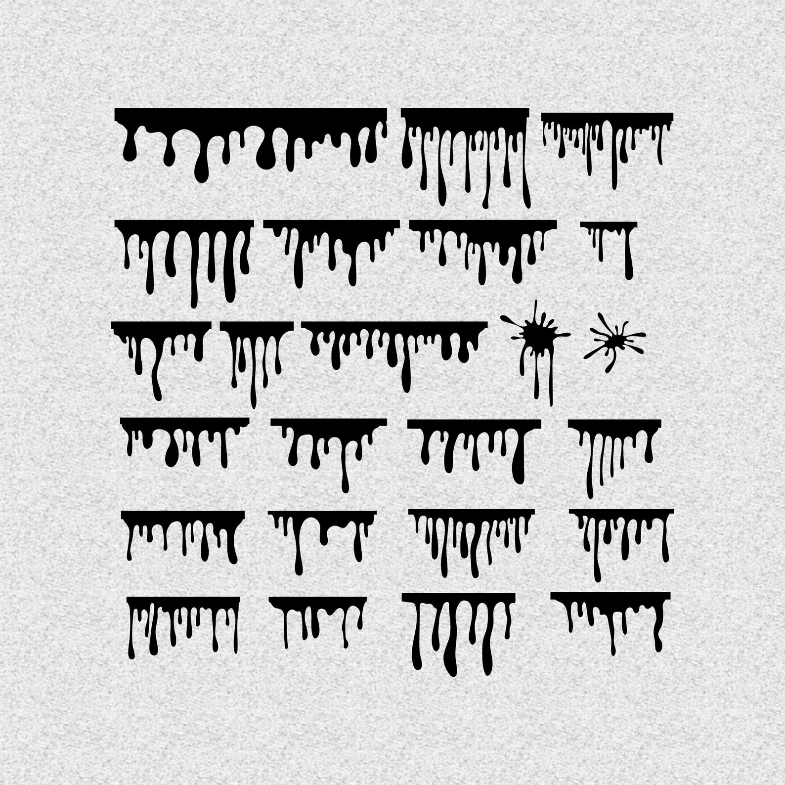 Dripping Svg Png Dripping Borders SVG Blood Dripping Svg - Etsy