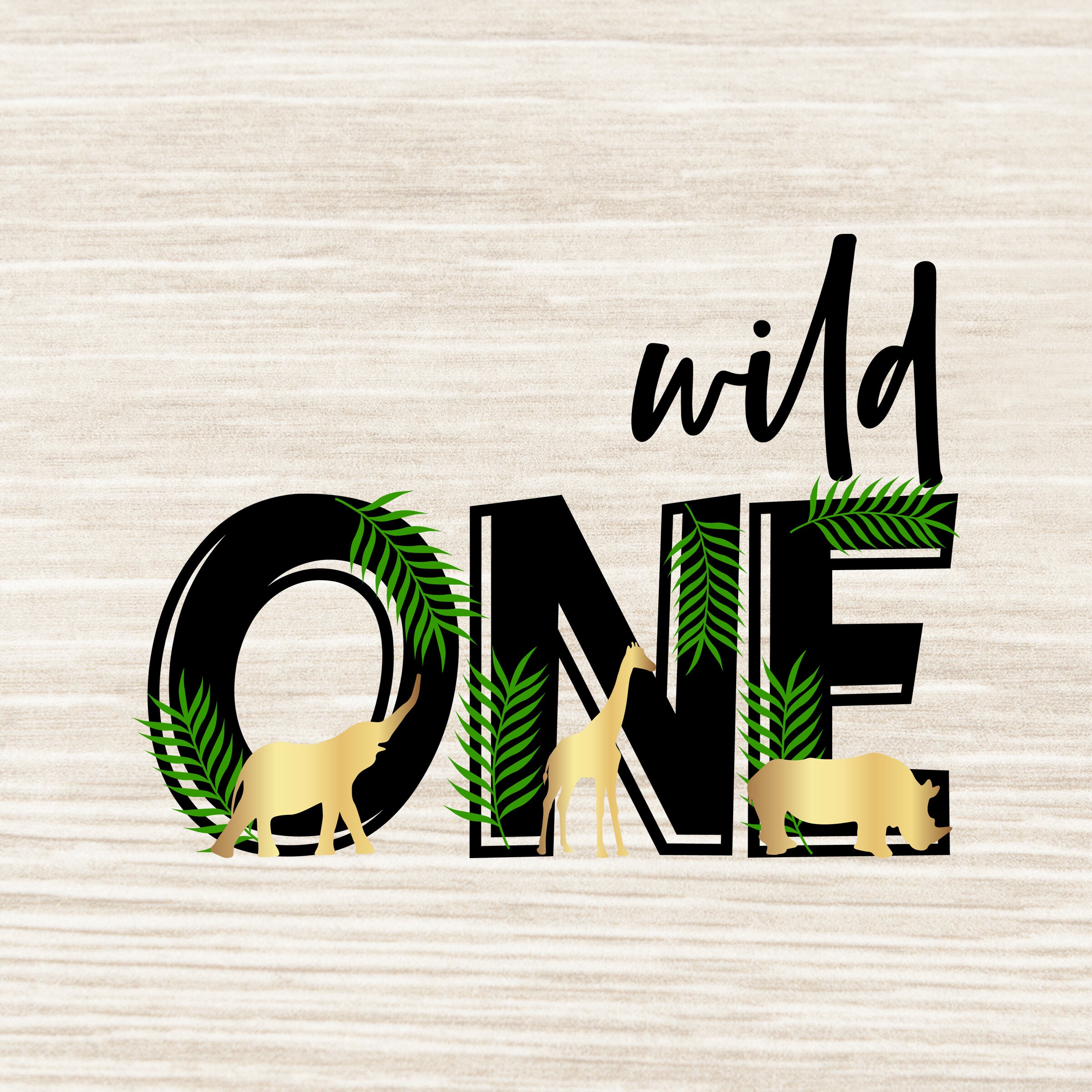 Wild One SVG 1st Birthday SVG Safari Wild One SVG First - Etsy