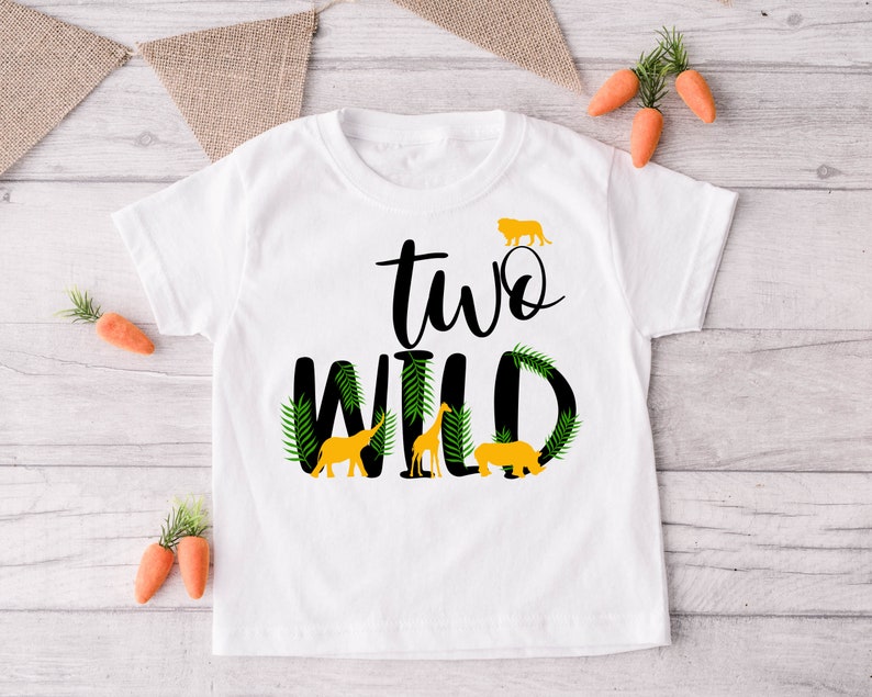 Two Wild SVG Wild Two Svg 2 Birthday SVG Safari Two Wild - Etsy Canada