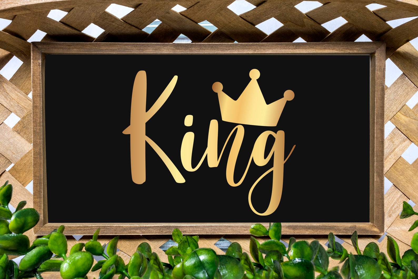 King Svg King With Crown Svg Man Crown Svg Dxf Png Jpeg - Etsy