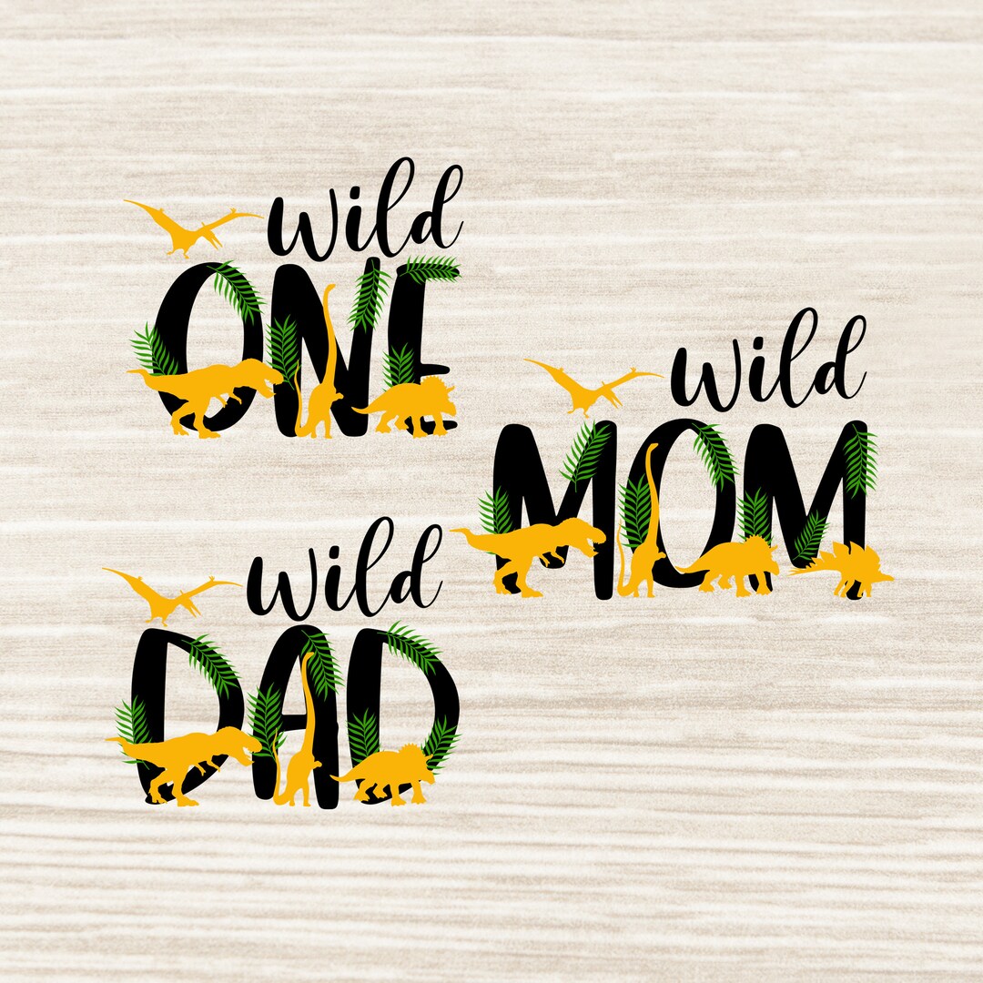 Wild One SVG, Birthday Svg Bundle, 1st Birthday SVG, Family Birthday ...