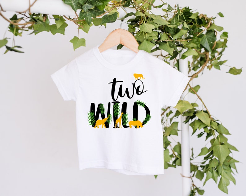 Two Wild SVG Wild Two Svg 2 Birthday SVG Safari Two Wild - Etsy Canada