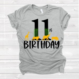 11th Birthday Svg, 11 Birthday Boy Svg, 11 Year Old Svg Boy, Birthday ...