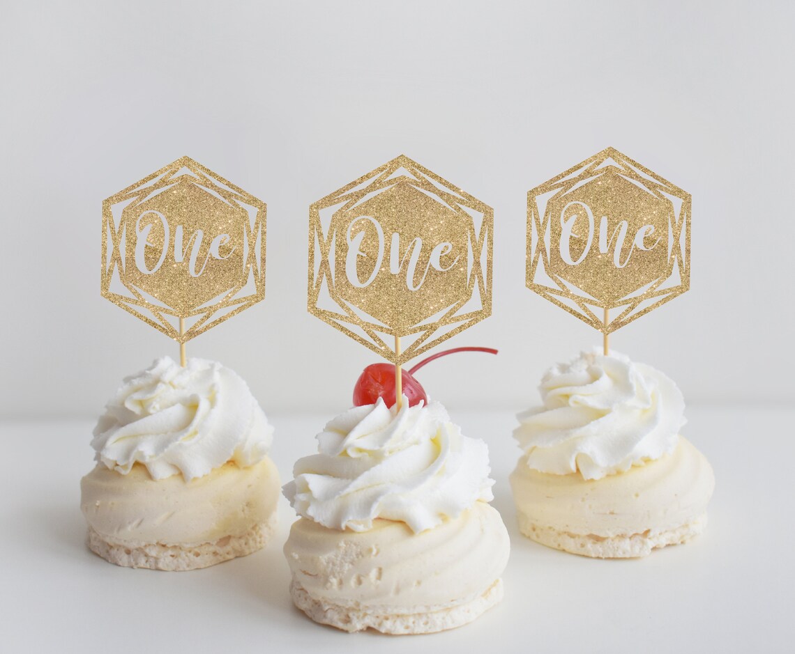 One Cake Topper SVG First Birthday Svg 1st Birthday Cake | Etsy Canada