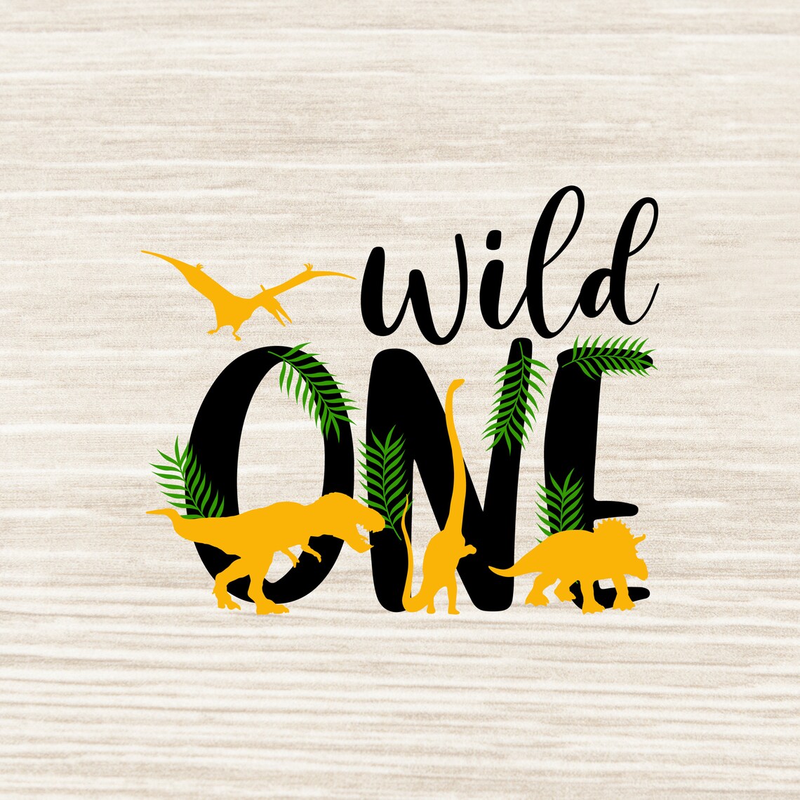 Wild One SVG 1st Birthday SVG Dinosaurs Wild One SVG First - Etsy