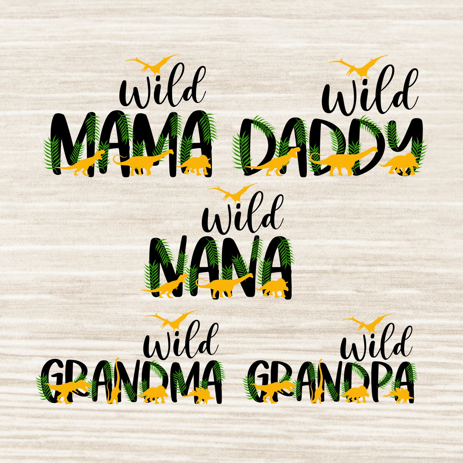 Wild Mama Svg Wild Daddy Svg Wild Nana SVG Wild Grandma | Etsy