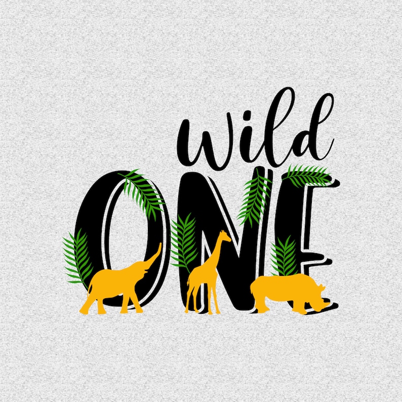 1er anniversaire SVG Wild One SVG Safari Wild One SVG - Etsy France