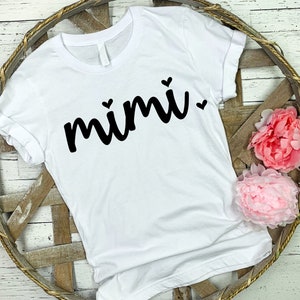 Mimi Svg Grandma Svg Png Mimi Heart Shirt Svg Cutting Files for ...