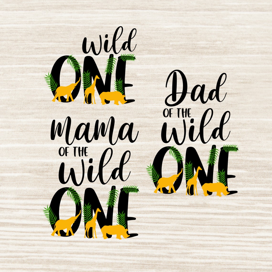 Wild One SVG Safari Wild Mom Svg Dad of the Wild One Svg - Etsy